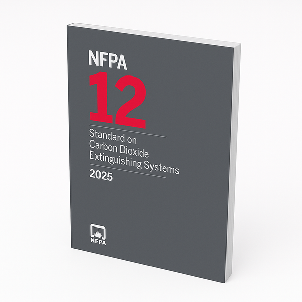 2025 NFPA 12 Carbon Dioxide Extinguishing Systems – Code Book Store