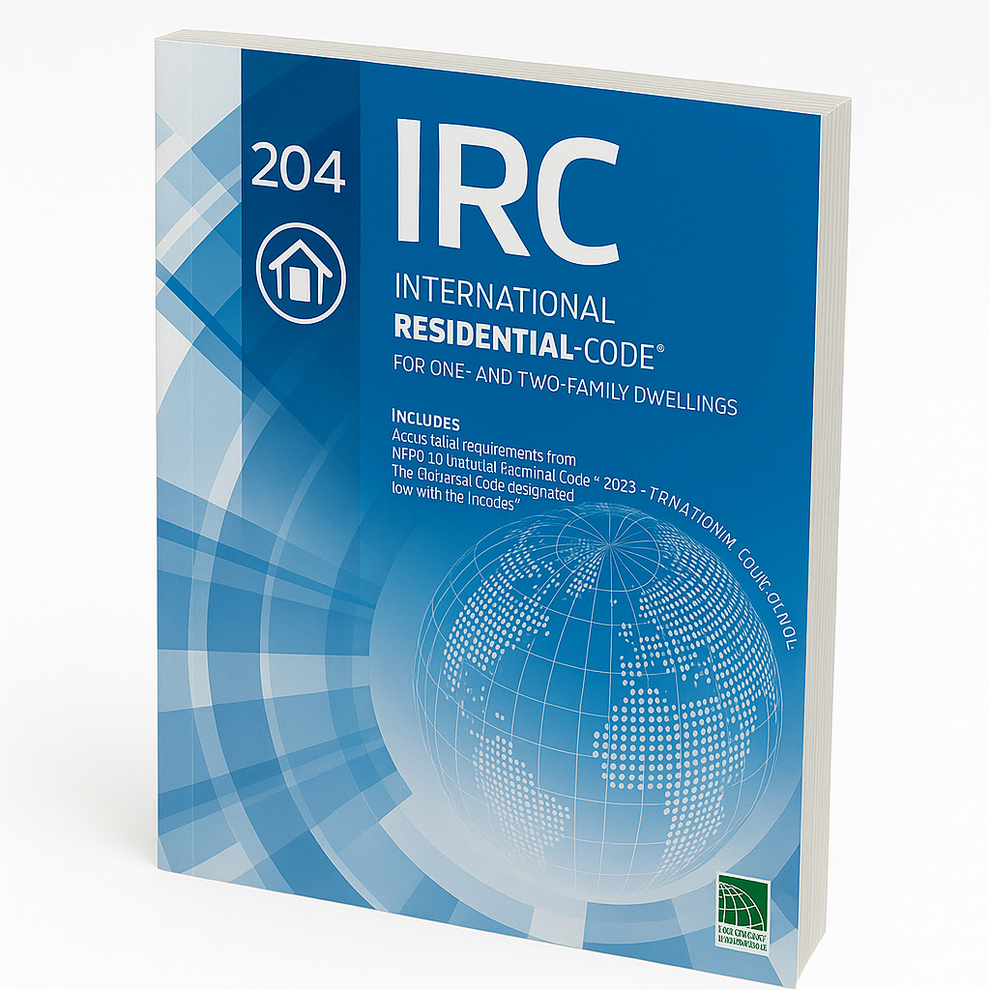 2024 IRC International Residential Code Softcover - Authentic ICC Publication - Official Code ...